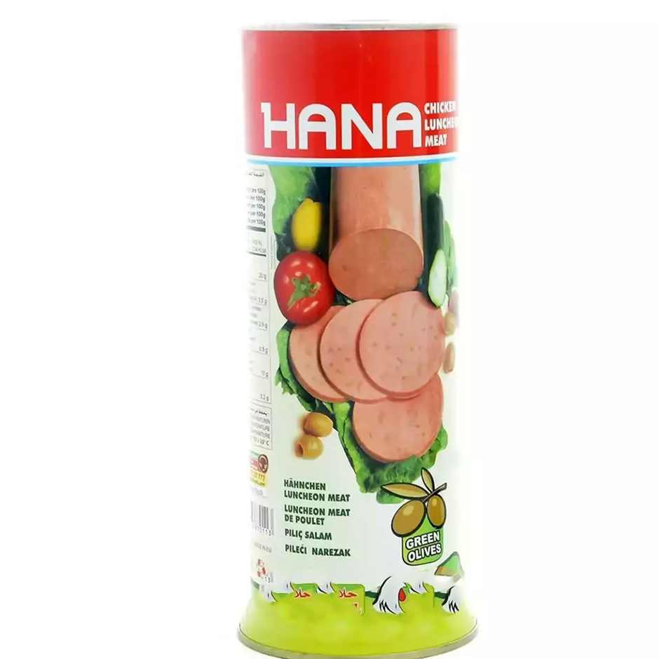 Hanna Luncheon Chicken with green olives 830g – Asia Continental